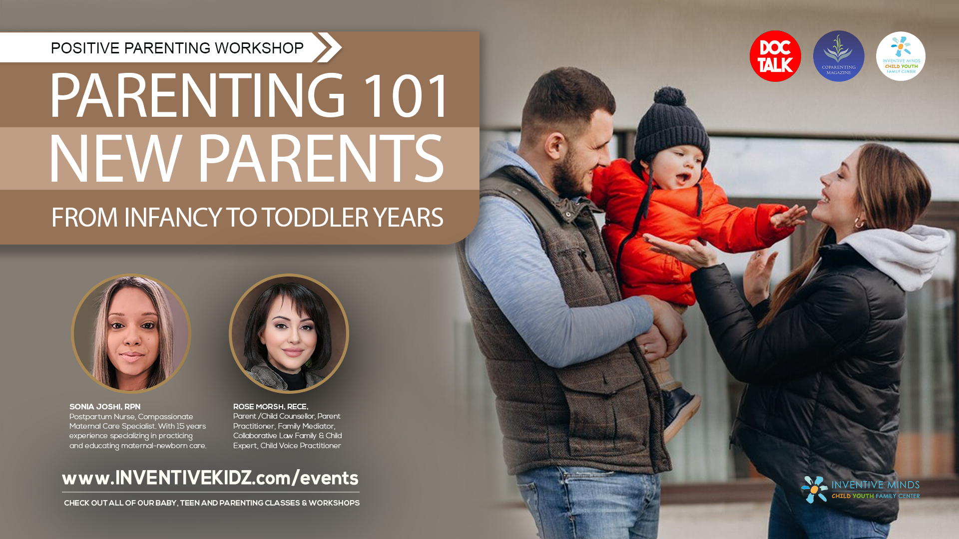 Parenting 101 : New Parents from Infancy to Toddler Years | Inventive ...