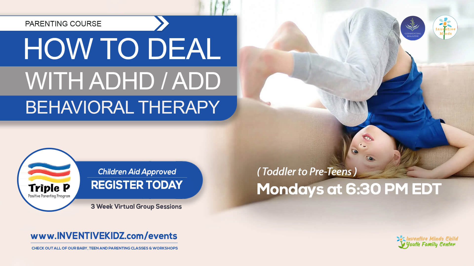 How to Deal with ADHD, ADD - Behavioral Therapy Parenting Course ...